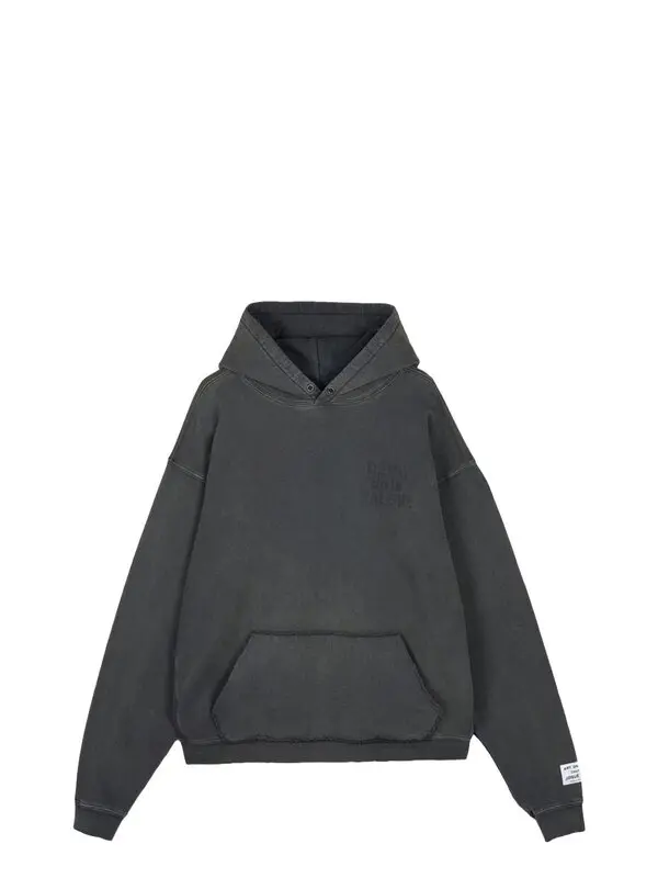 GALLERY DEPT. Long Sleeve Hooded Sweatshirt - Black