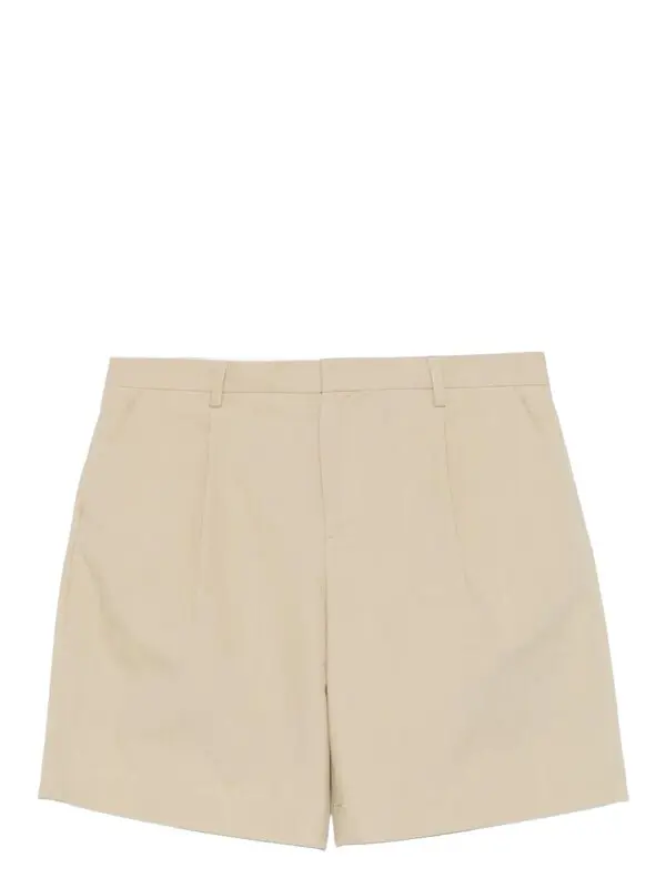 A.p.c. Pleated Detailed Shorts - Nude