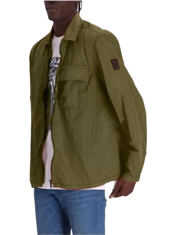 Hugo Boss Long-sleeved Casual Jacket - Brown