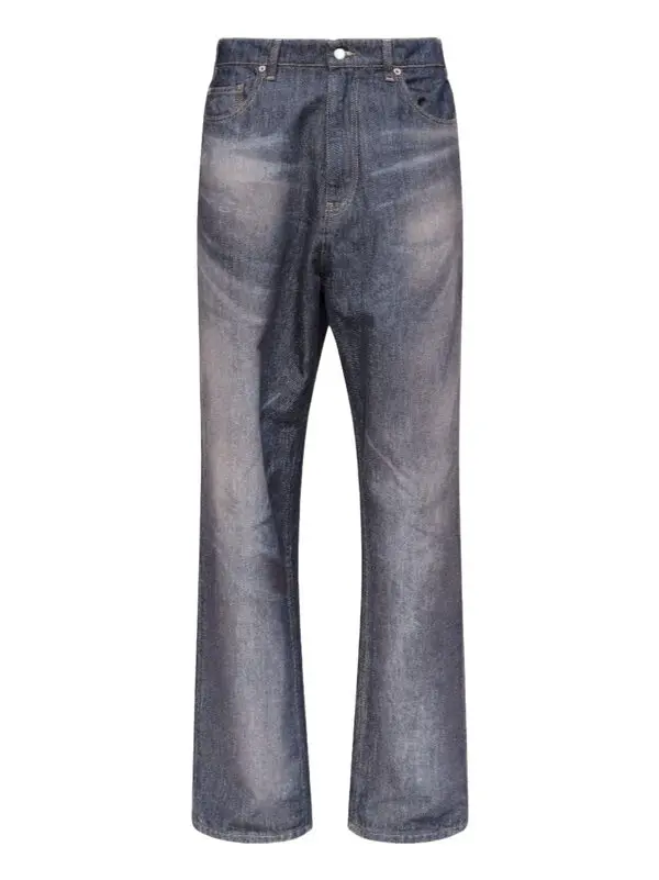 MAISON MARGIELA High-waist Straight Leg Jeans - Gray