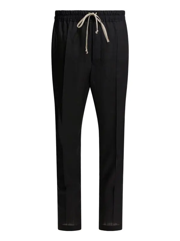 Rick Owens Drawstring Slim Trousers - Black