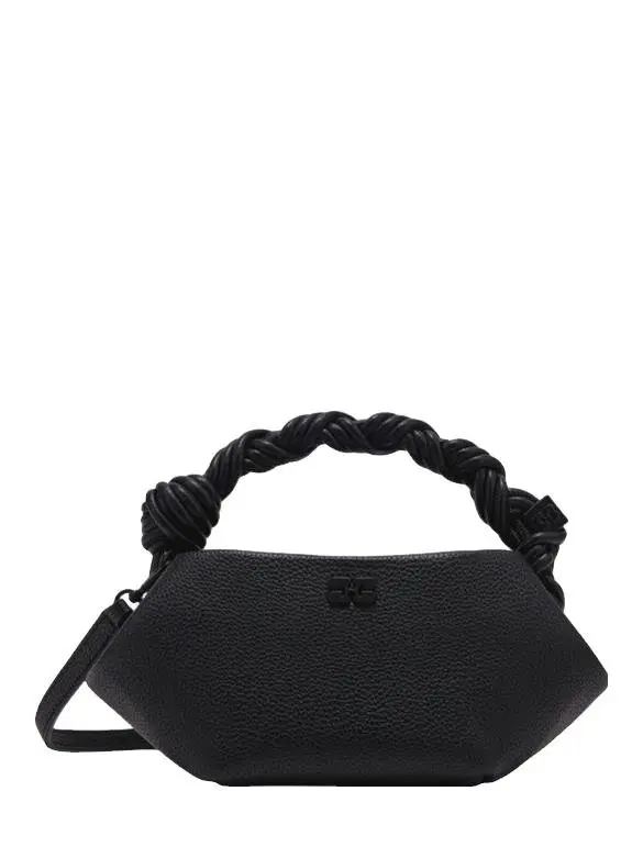 GANNI Butterfly Logo Bou Mini Bag - Black