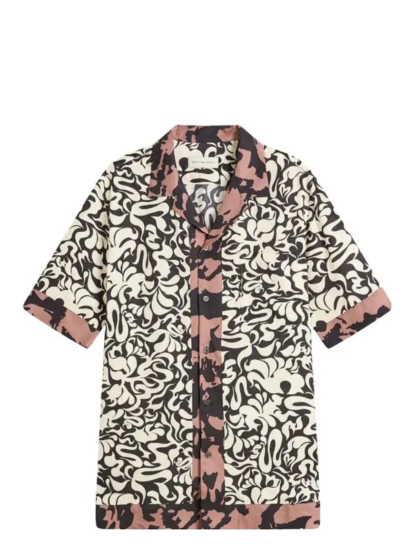 Dries Van Noten Carltone Patterned Shirt - Black