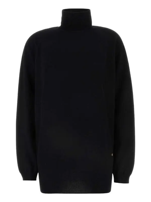 Moschino Turtleneck Sweater - Black