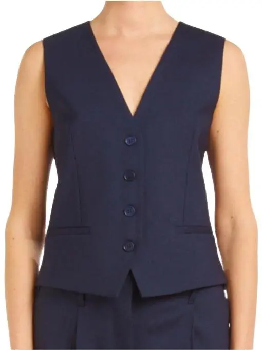 P.a.r.o.s.h Sleeveless V-neck Vest - Black