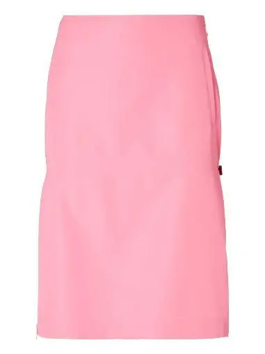 Fendi Midi Skirt With Side Zippers - Pink