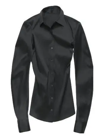 Acne Studios Asymmetrical Button-down Shirt - Black