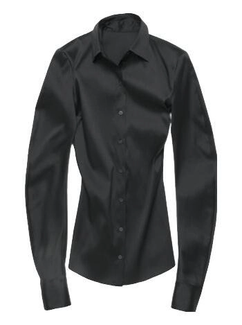 Acne Studios Asymmetrical Button-down Shirt - Black