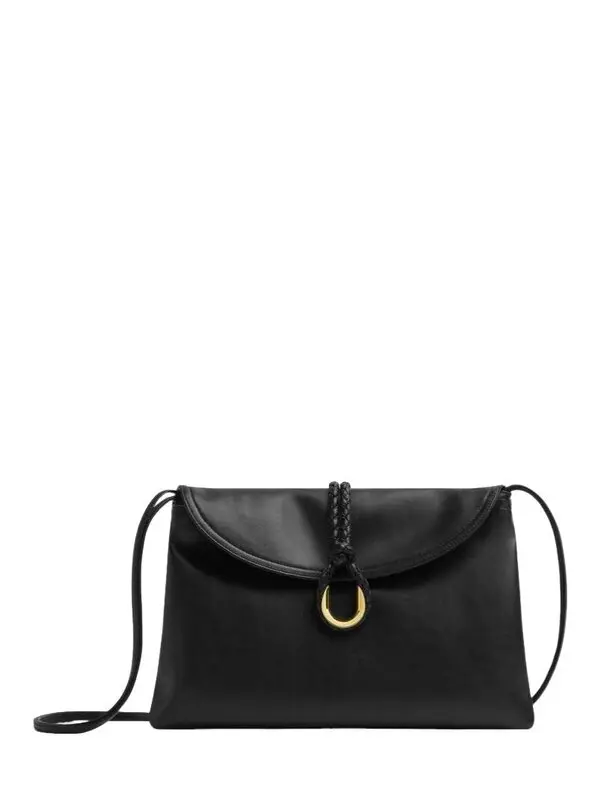 Bottega Veneta Liberta Medium Crossbody Bag - Black