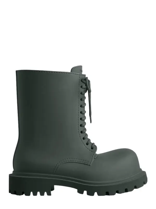 Balenciaga Steroid Combat Boots - Green