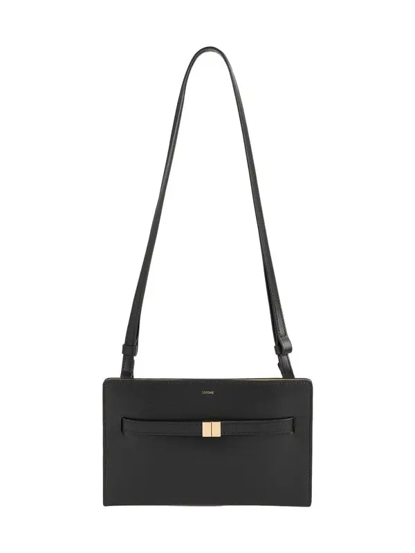 TOTEME Belted Crossbody Bag - Black