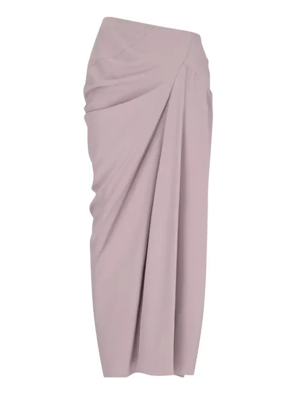 Dries Van Noten Ruched High-low Waist Skirt - No