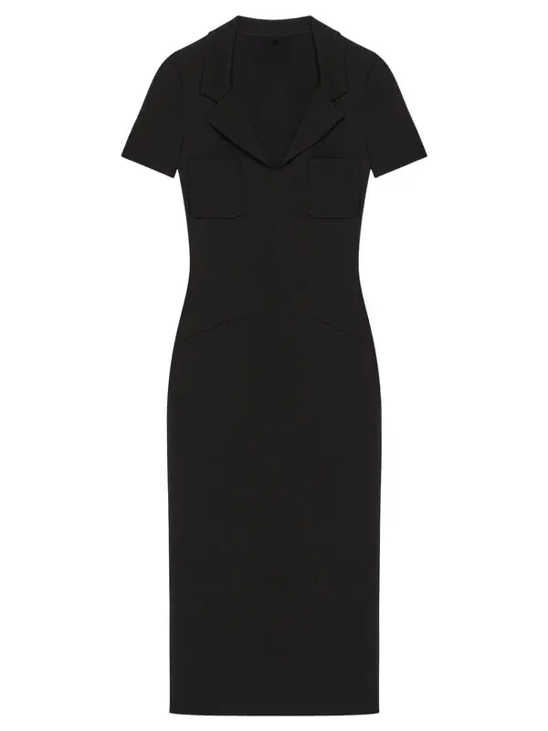 Givenchy 4g Detail Midi Dress - Black