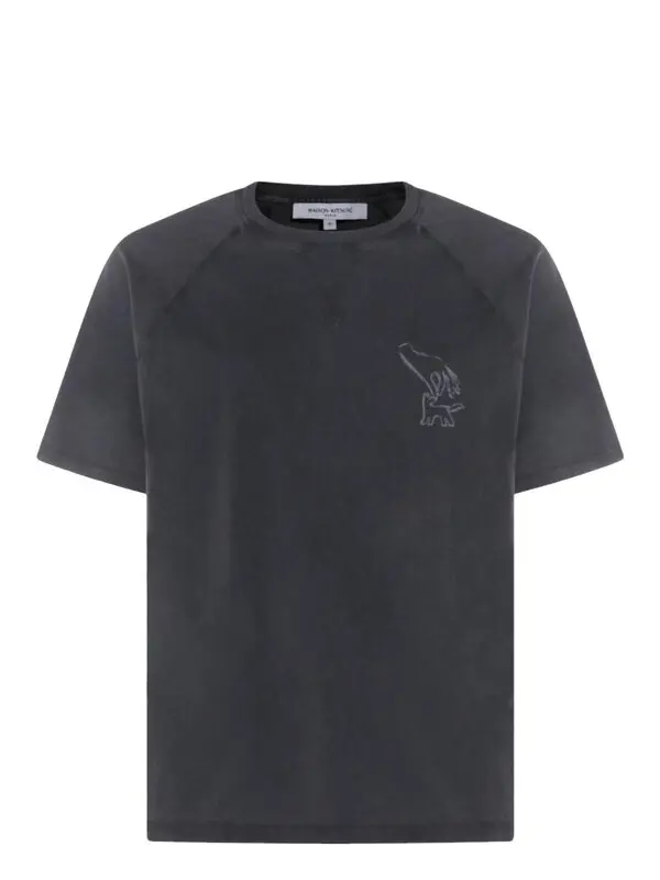 Maison Kitsuné Graphic Logo T-shirt - Black Fade