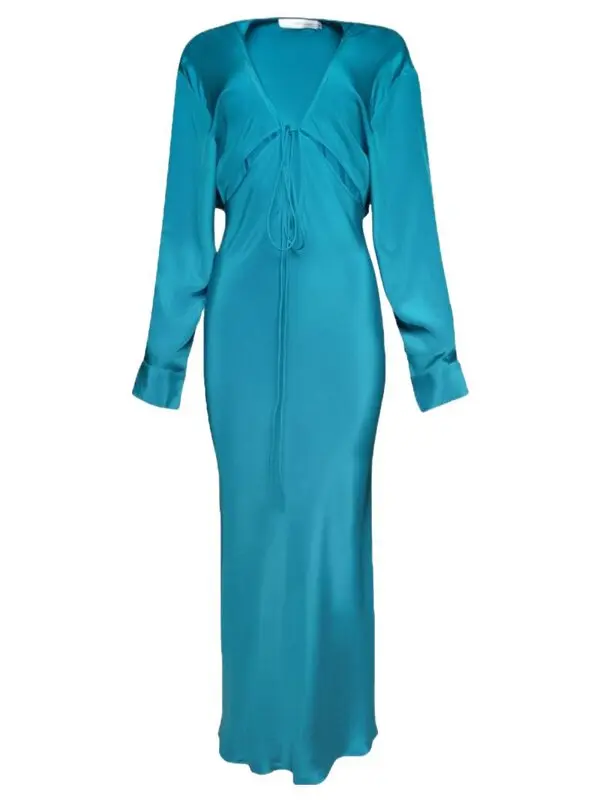 Christopher Esber Long-sleeved Maxi Dress - Green