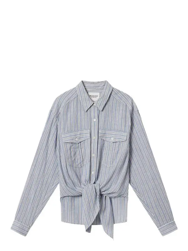 Isabel Marant Étoile Striped Shirt - Gray