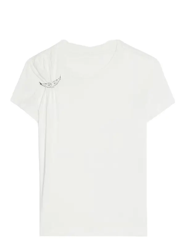 Zadig&Voltaire Suzan Embellished T-shirt - White