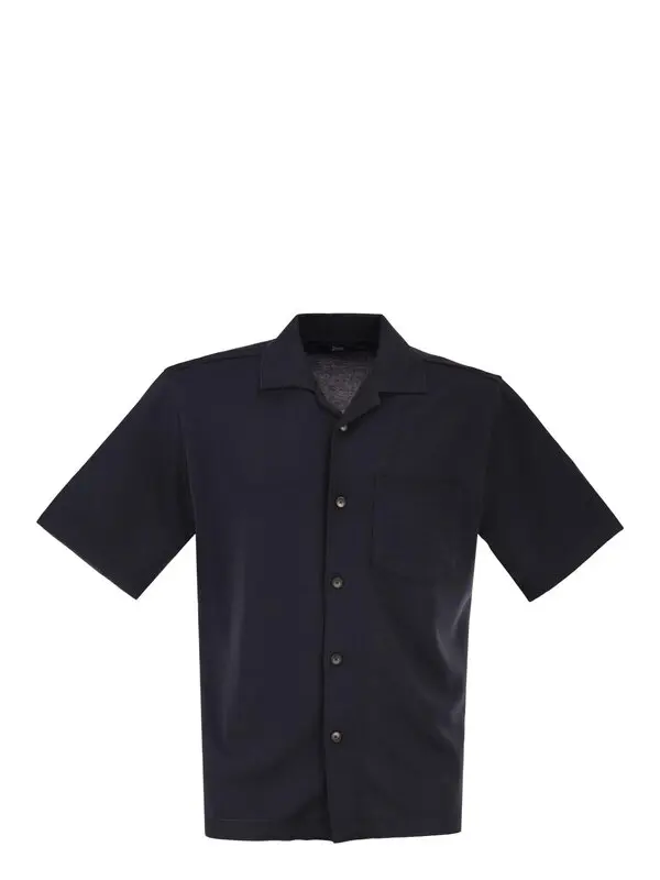 Herno Short Sleeve Shirt - Black