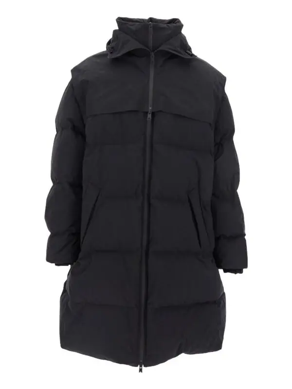 Bottega Veneta Padded Hooded Coat - Black