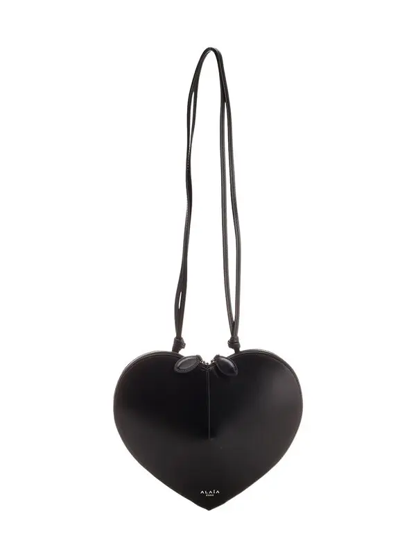 Alaïa Heart-shaped Shoulder Bag - Black
