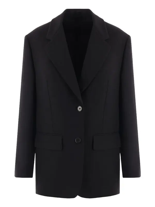 Prada Single-breasted Tailored Blazer - Black