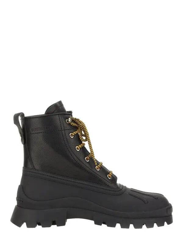 Dsquared2 Chunky Sole Lace-up Ankle Boots - Black