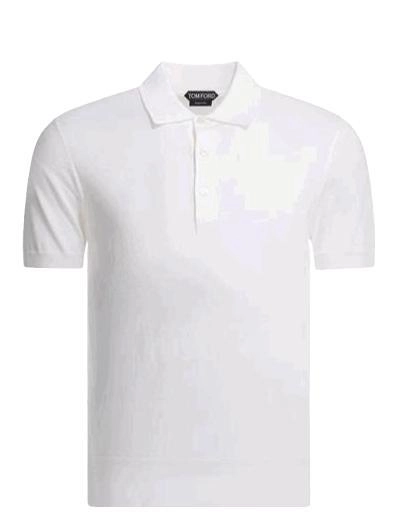 TOM FORD Short-sleeved Knitted Polo Shirt - No
