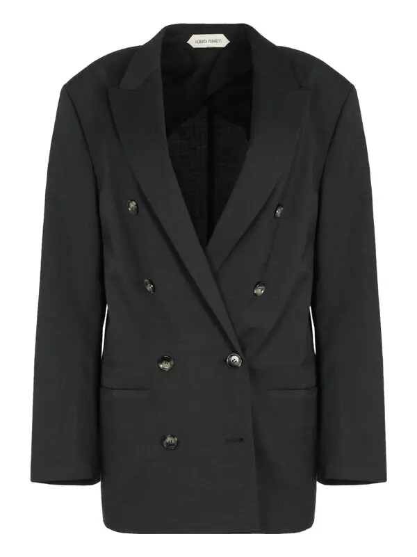 Alberta Ferretti Double-breasted Tailored Blazer - Black