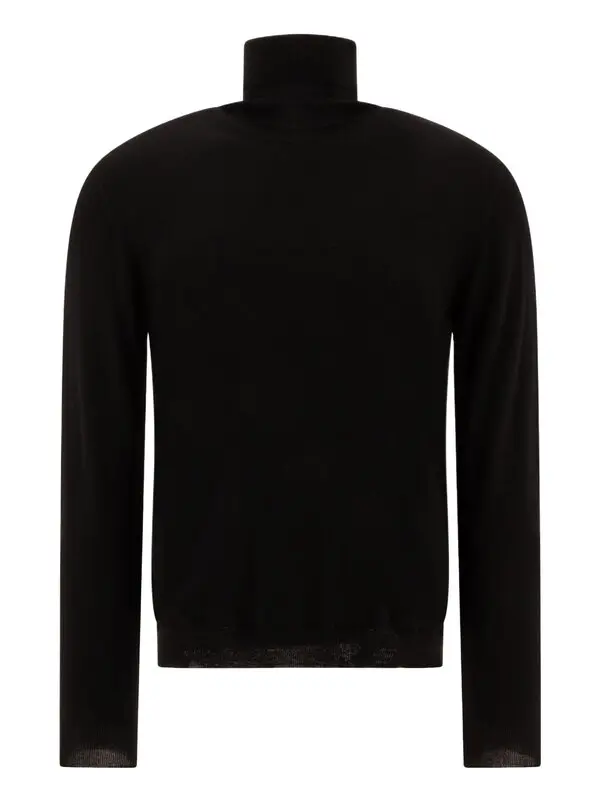 ZANONE Flexwool Rollneck Sweater - Black