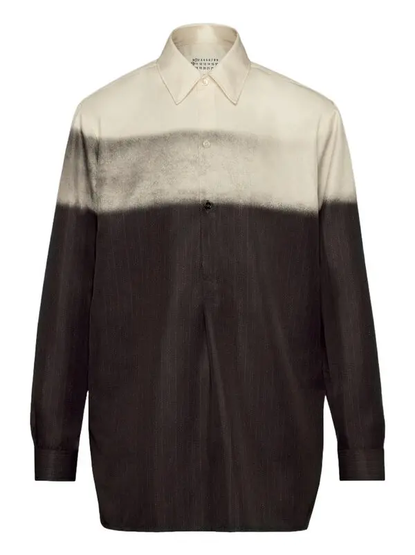 MAISON MARGIELA Trompe L'oeil Printed Shirt - Black