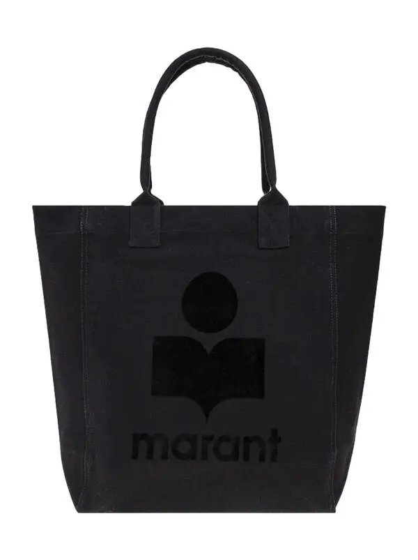 Isabel Marant Étoile Logo Print Tote - Black