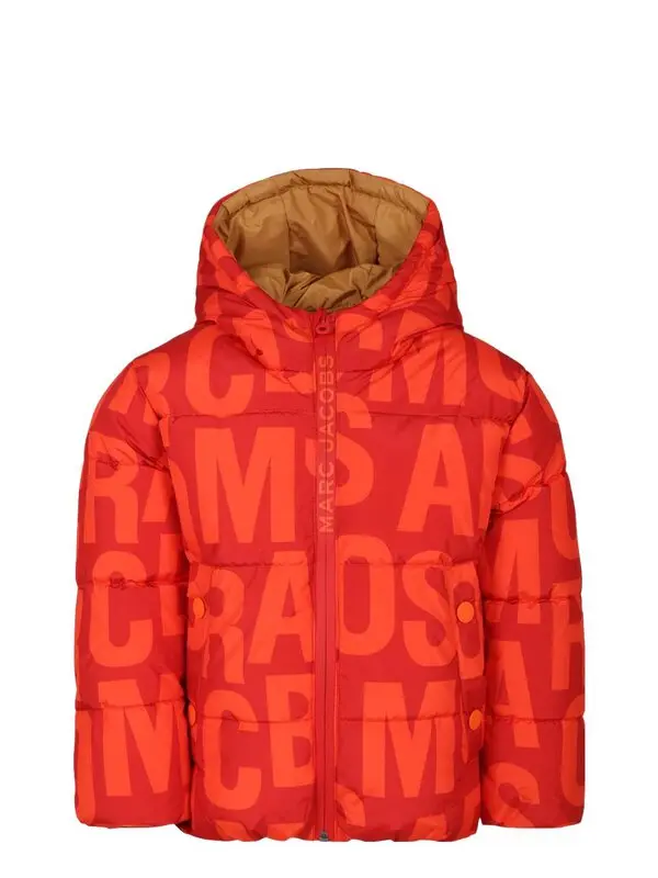 Marc Jacobs Long-sleeved Hooded Quilted Jacket - Red