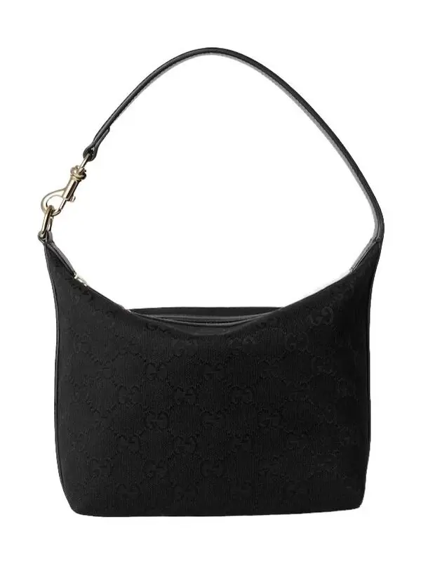 Gucci Gg Super Mini Shoulder Bag - Black