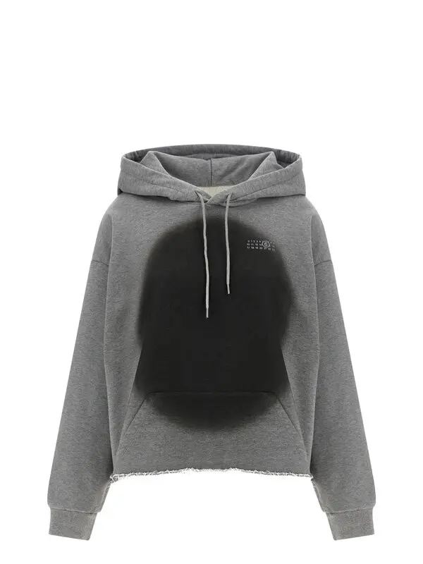 MAISON MARGIELA Spray Print Hoodie - Grey