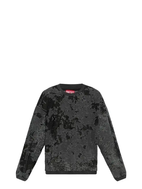 DIESEL® S-arisy Crewneck Sweatshirt - Black