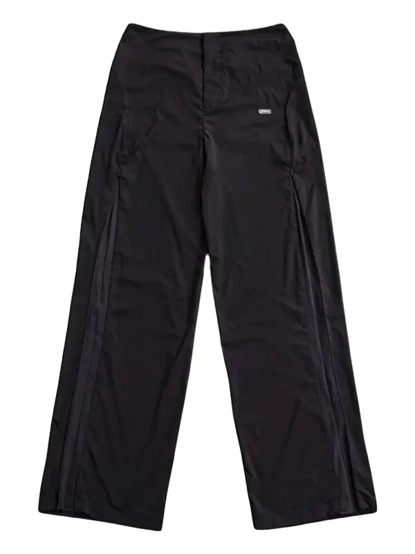AMOMENTO Side Slit Trousers - Charcoal