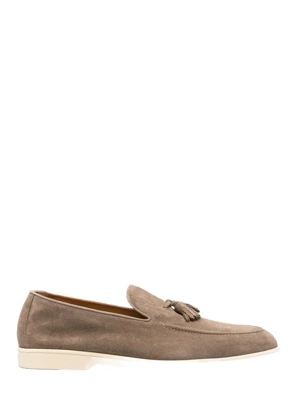 DOUCAL'S Tassel Moccasins - Brown