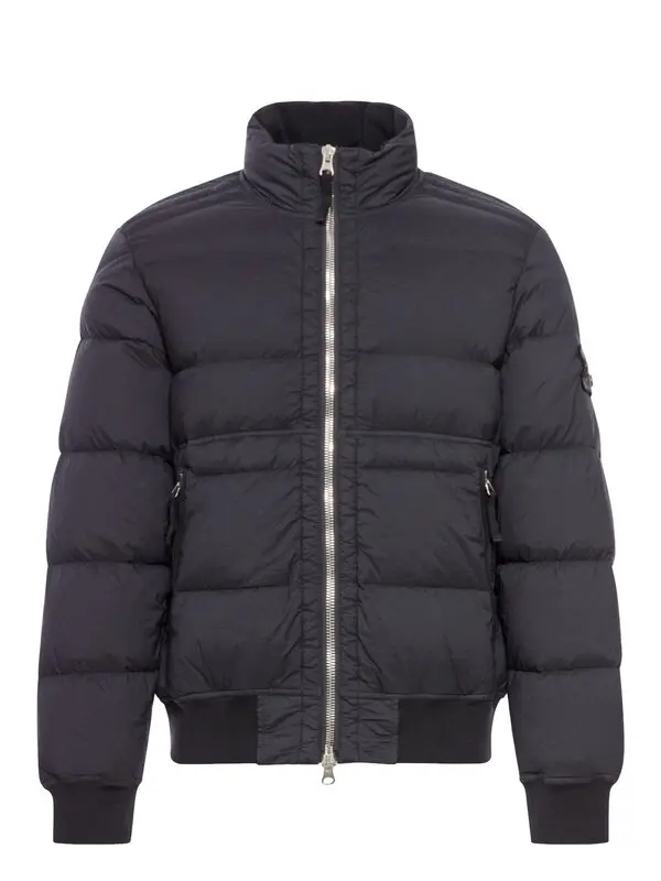 Stone Island High Neck Padded Jacket - Black