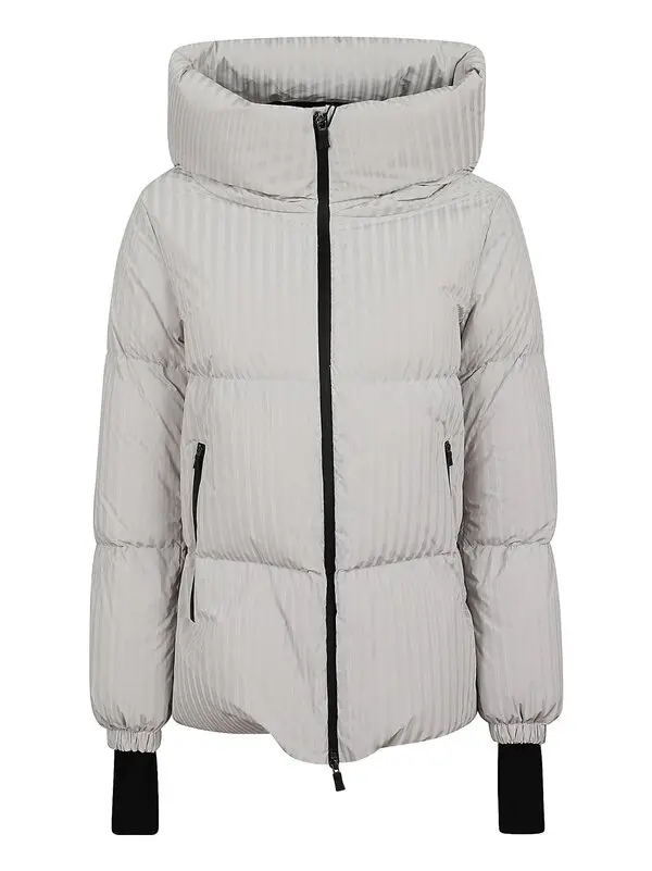 Herno Matelassé-effect Quilted Jacket - Gray