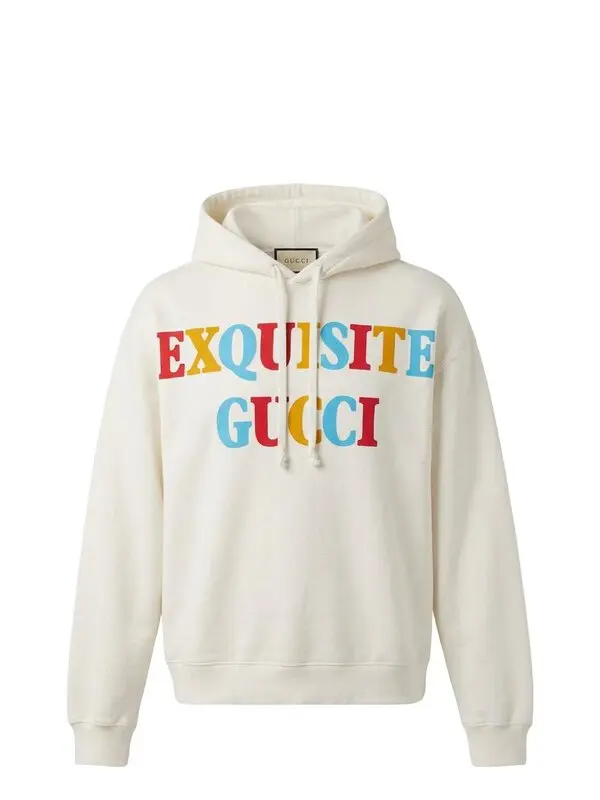 Gucci Exquisite Characters Hoodie - Off White