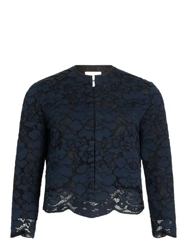 PATOU Lace Embellished Jacket - Black