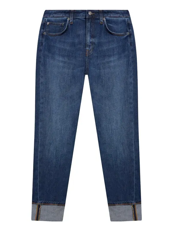 DONDUP Coco Cuffed Slim Jeans - Blue