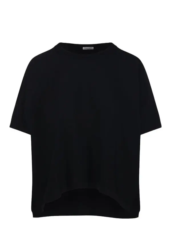 ROBERTO COLLINA Crewneck Short-sleeve T-shirt - Black