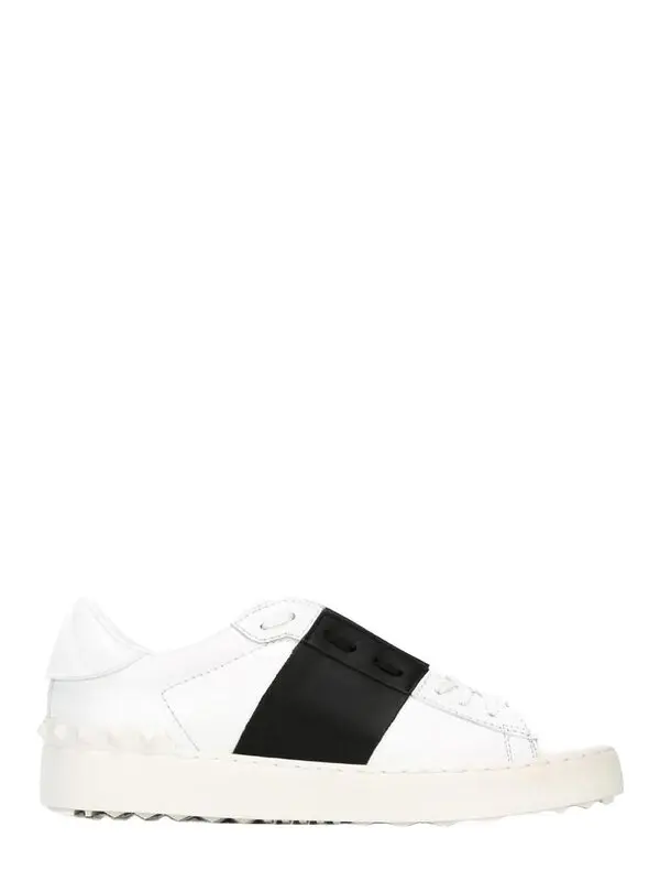 Valentino Garavani Open Lace-up Sneakers - White/black