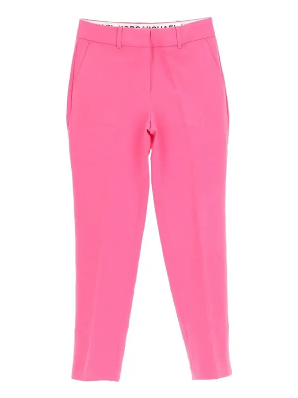 Michael Kors Tailored Straight-leg Cropped Trousers - Pink