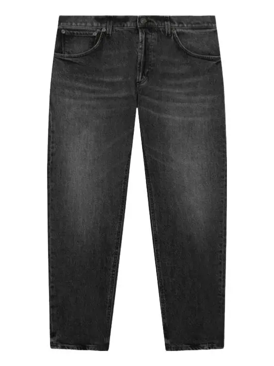 DONDUP Button-fastening Five-pocket Jeans - Black