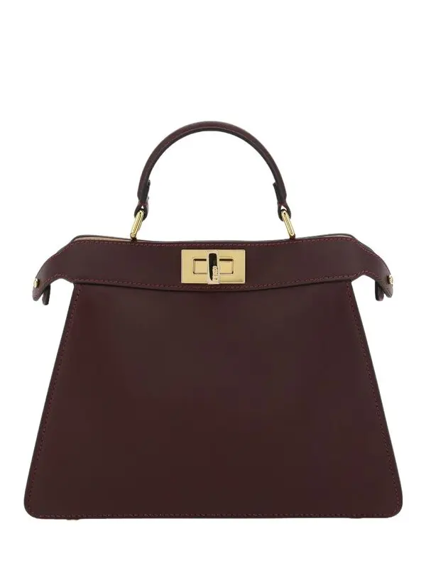 Fendi Peekaboo Tote Bag - Red