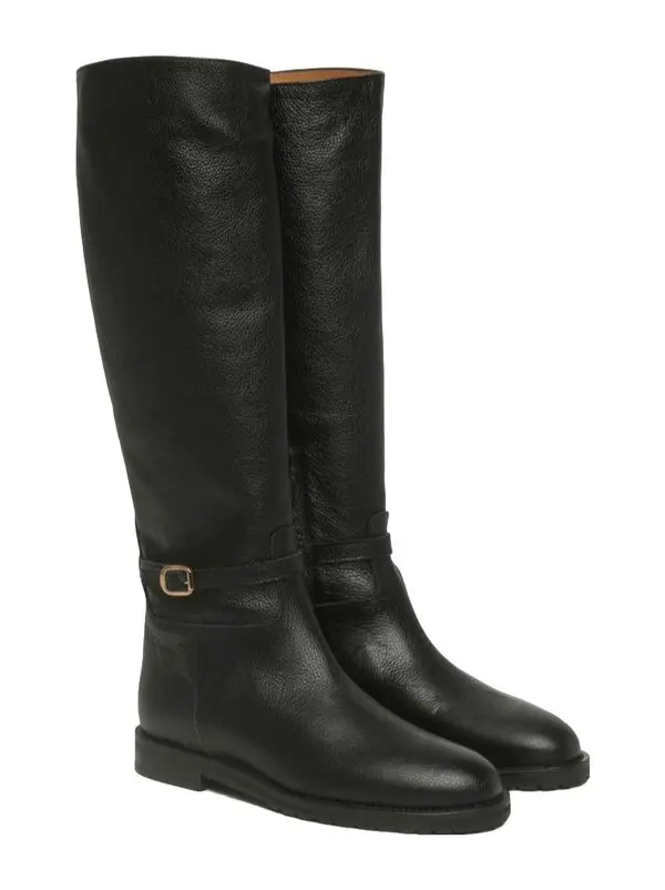 Roberto Festa Minnero Knee-high Buckled Boots - Black