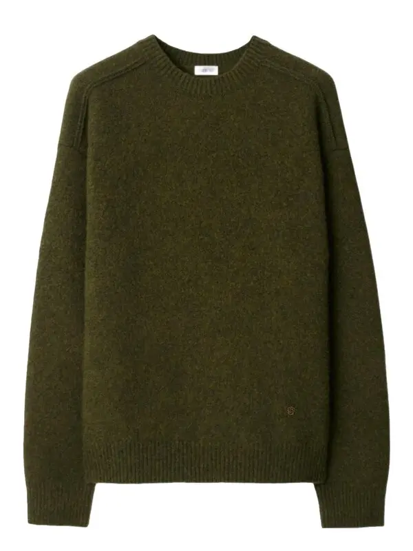 Burberry Long Sleeved Crewneck Knitted Jumper - Glen