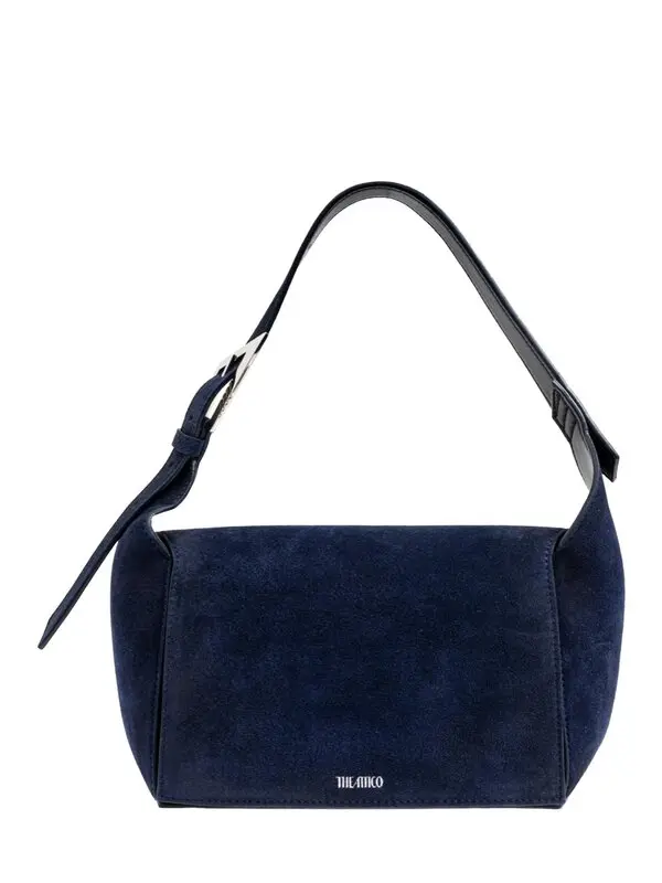 Attico 7/7 Magnetic Fastened Shoulder Bag - Navy Blue